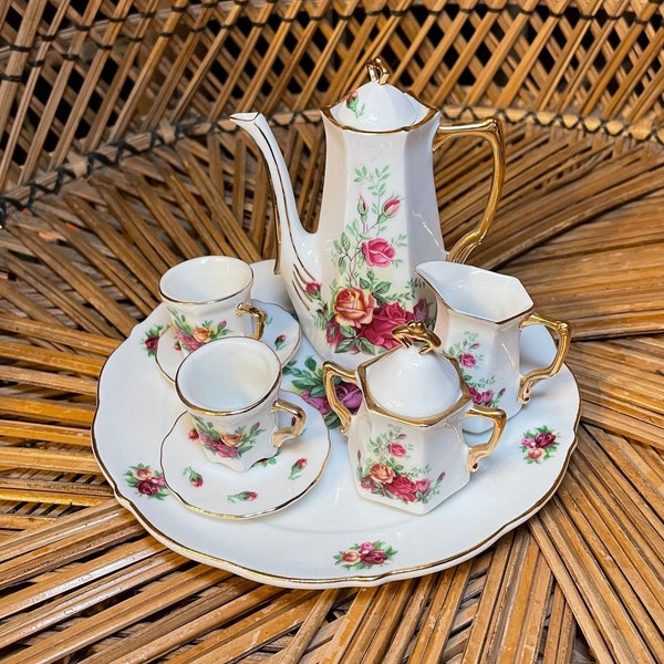 Miniature Tea Set - Etsy