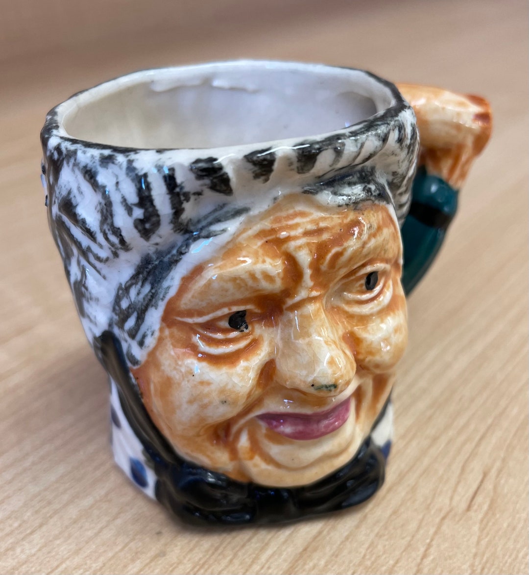 Occupied Japan Woman Face Toby Mug Jug Smal Vintage Antique Rare ...