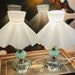 Vintage Table Lamp Set With Molded Plastic Ruffle Scalloped - Etsy