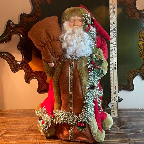 Santa Tree Topper - Etsy