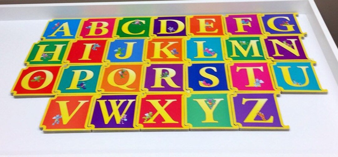 Sesame Street ABC Books Set of 26 Interlocking Board Books - Etsy