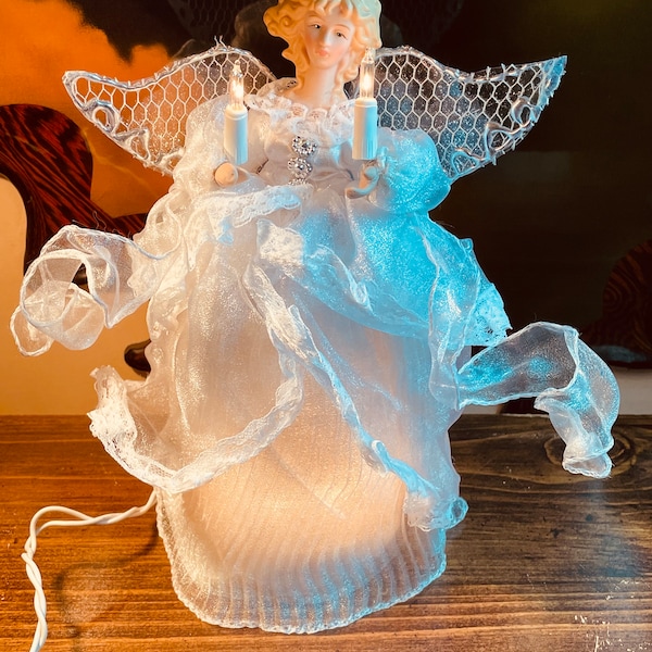 Angel Tree Topper Light Up - Etsy