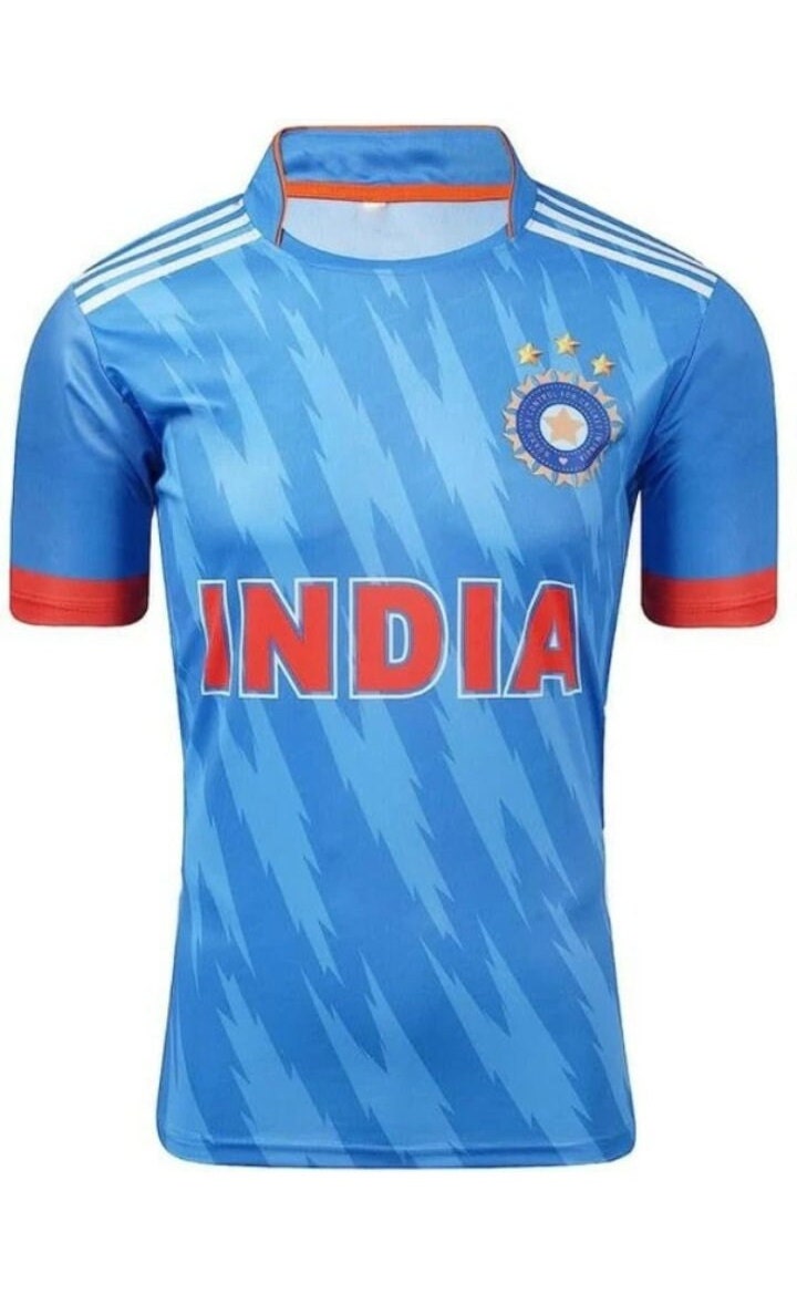 Indian New Cricket Jersey, Polyester Virat India Team Cricket Short ...