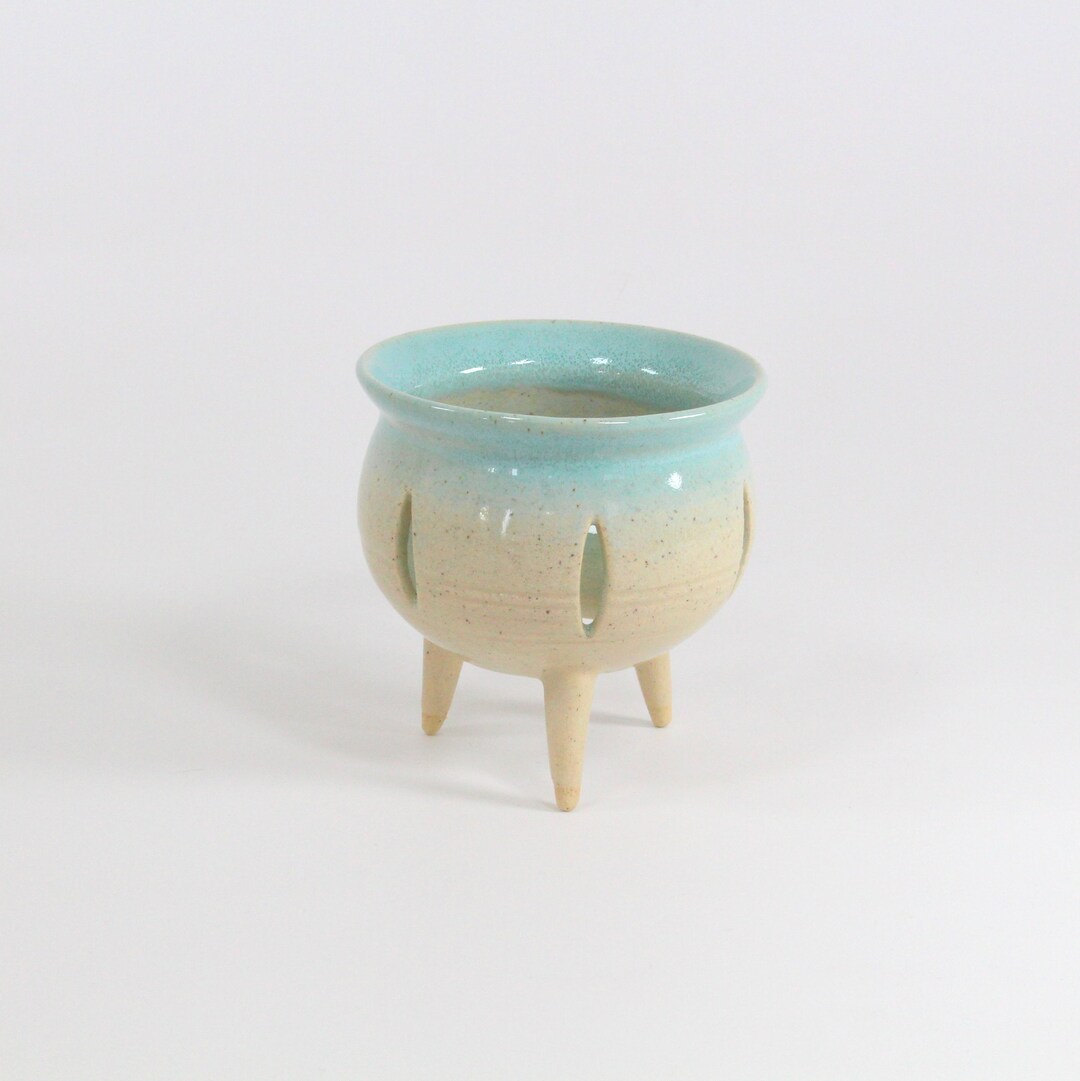 Mini Orchid Pot, Three Legged Pot, Handcrafted Ceramic - Etsy