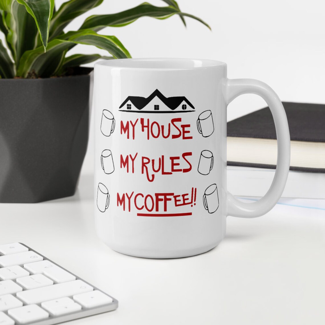 My House My Rules My Coffee Mug Knives Out Mug Ceramic Mug Coffee Mug ...