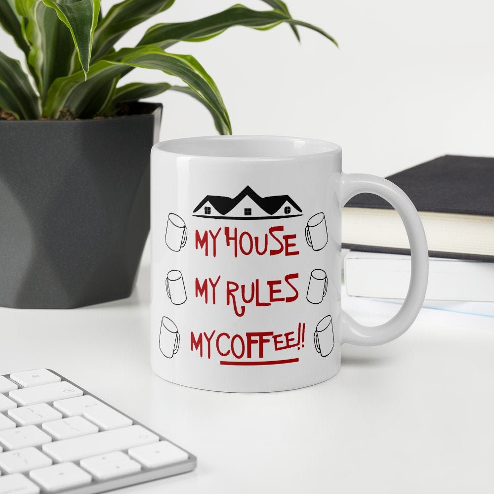 My House My Rules My Coffee Mug Knives Out Mug Ceramic Mug Coffee Mug ...