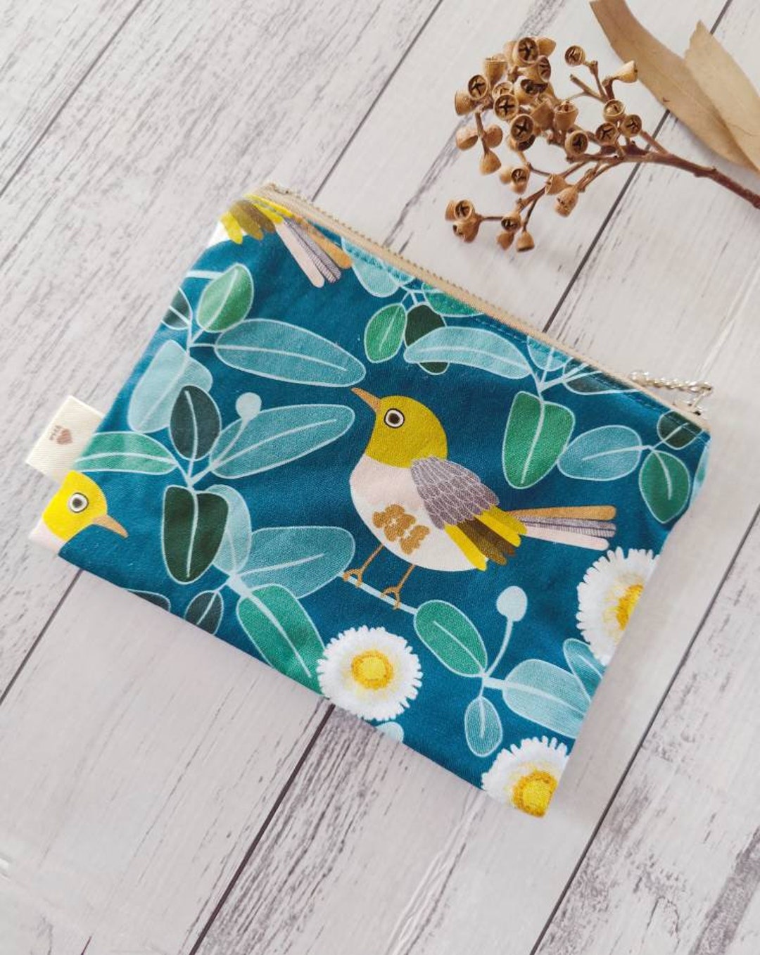 Australian Native Birds Coin Purse, Zipper Coin Purse, Small Ladies ...