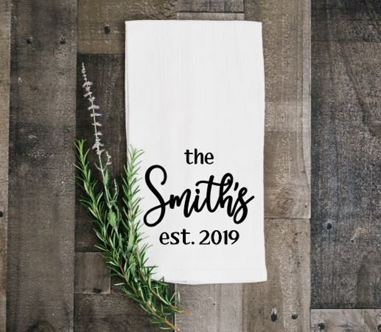 Personalized Kitchen Towel Custom Wedding Gift Marriage - Etsy