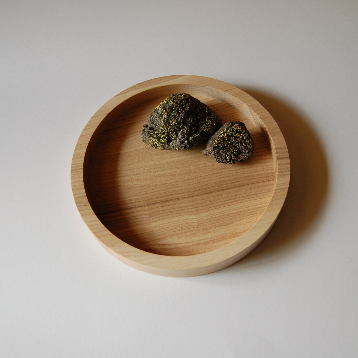 Wooden Plates, Round Plates Set, Decorative Wooden Plates, Handmade Ash ...