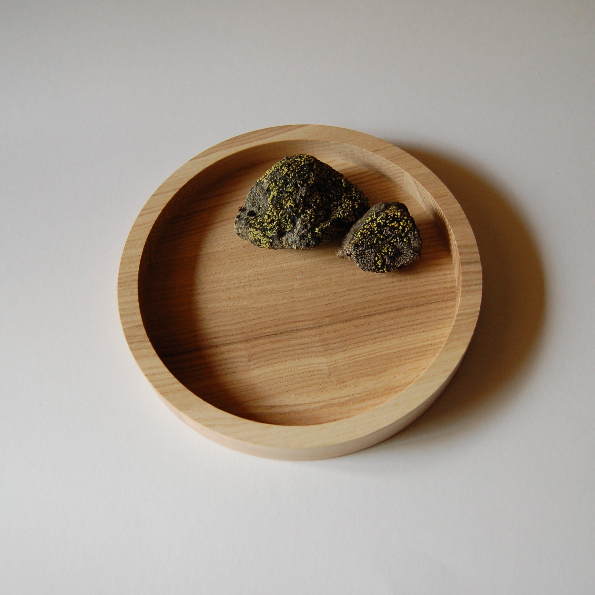 Wooden Plates, Round Plates Set, Decorative Wooden Plates, Handmade Ash ...