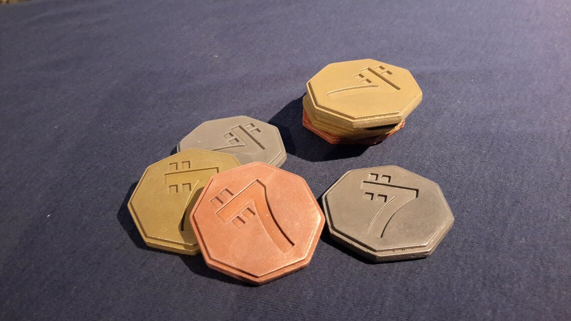 Sabacc Chip / Galactic Credit Coin Metal-resin-blend SOLO - Etsy