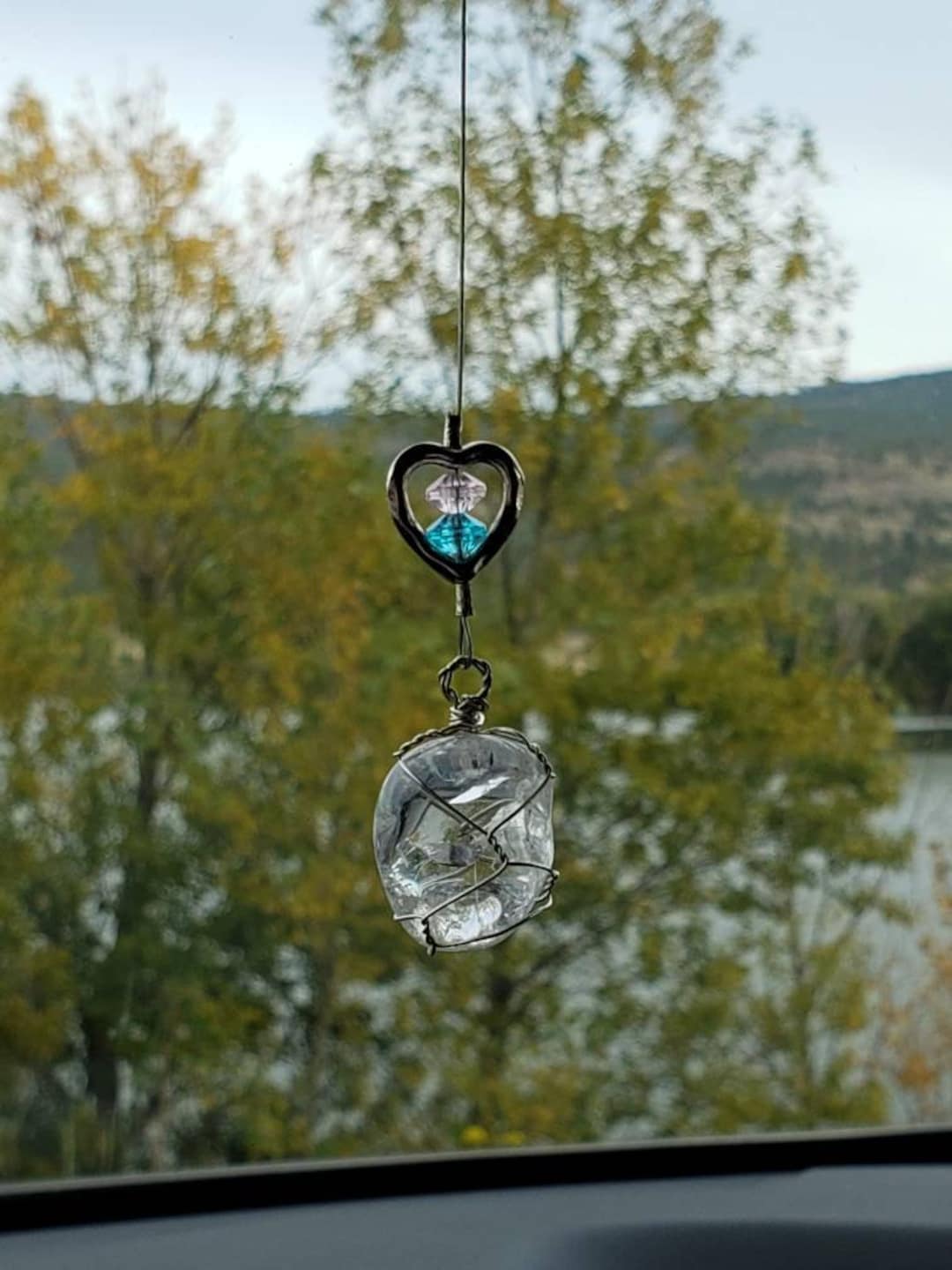 Custom REAR VIEW MIRROR Charm - Etsy