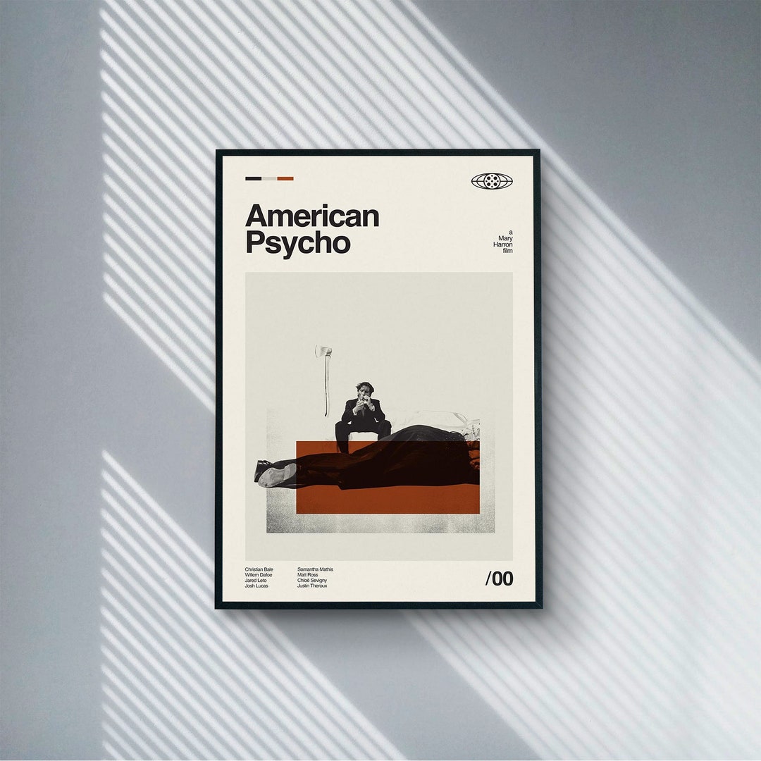 American Psycho 2000 Movie Poster American Psycho Movie - Etsy