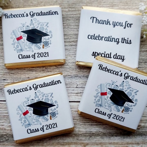 Graduation Stickers Custom Floral Graduation Stickers | Etsy