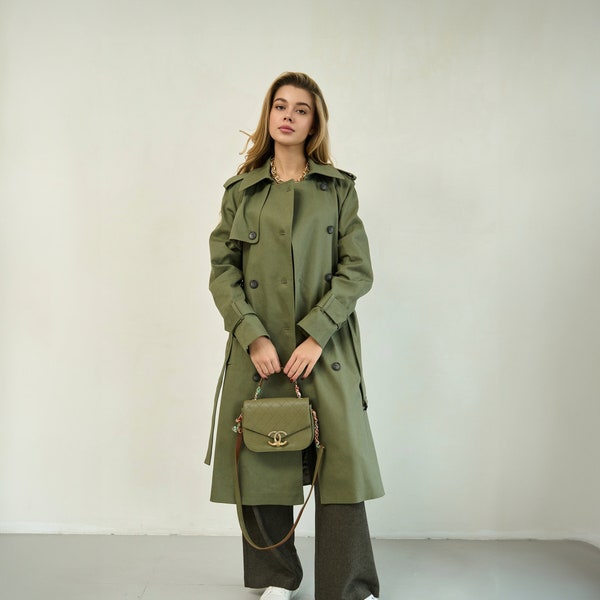 Spring Trench Coat - Etsy