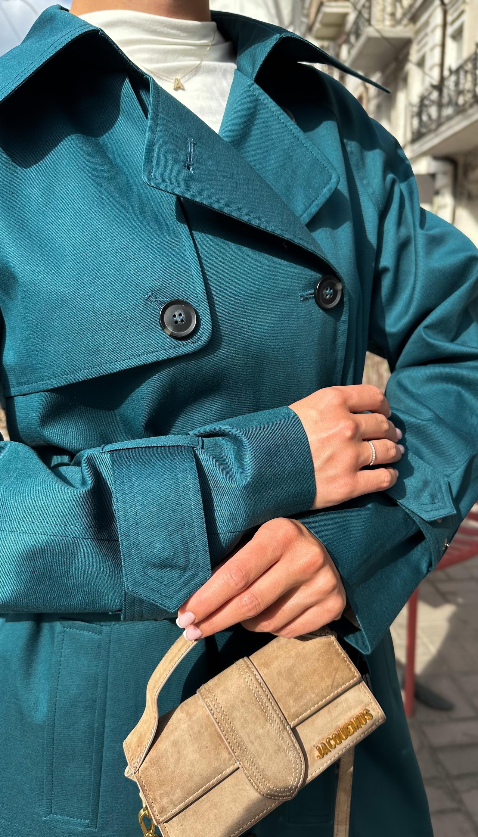 Teal Maxi Trench Coat, Blue-green Oversized Fall Spring Coat, Long ...