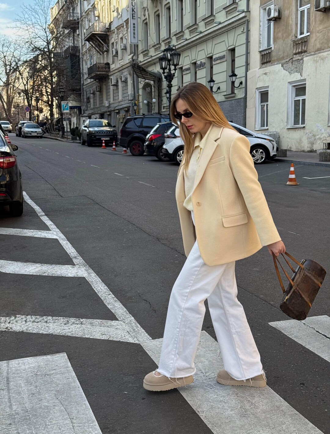 Butter Yellow Wool Blazer, Long-sleeve Spring Fall Blazer, Single ...