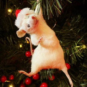 Hanging Christmas Mouse - Etsy