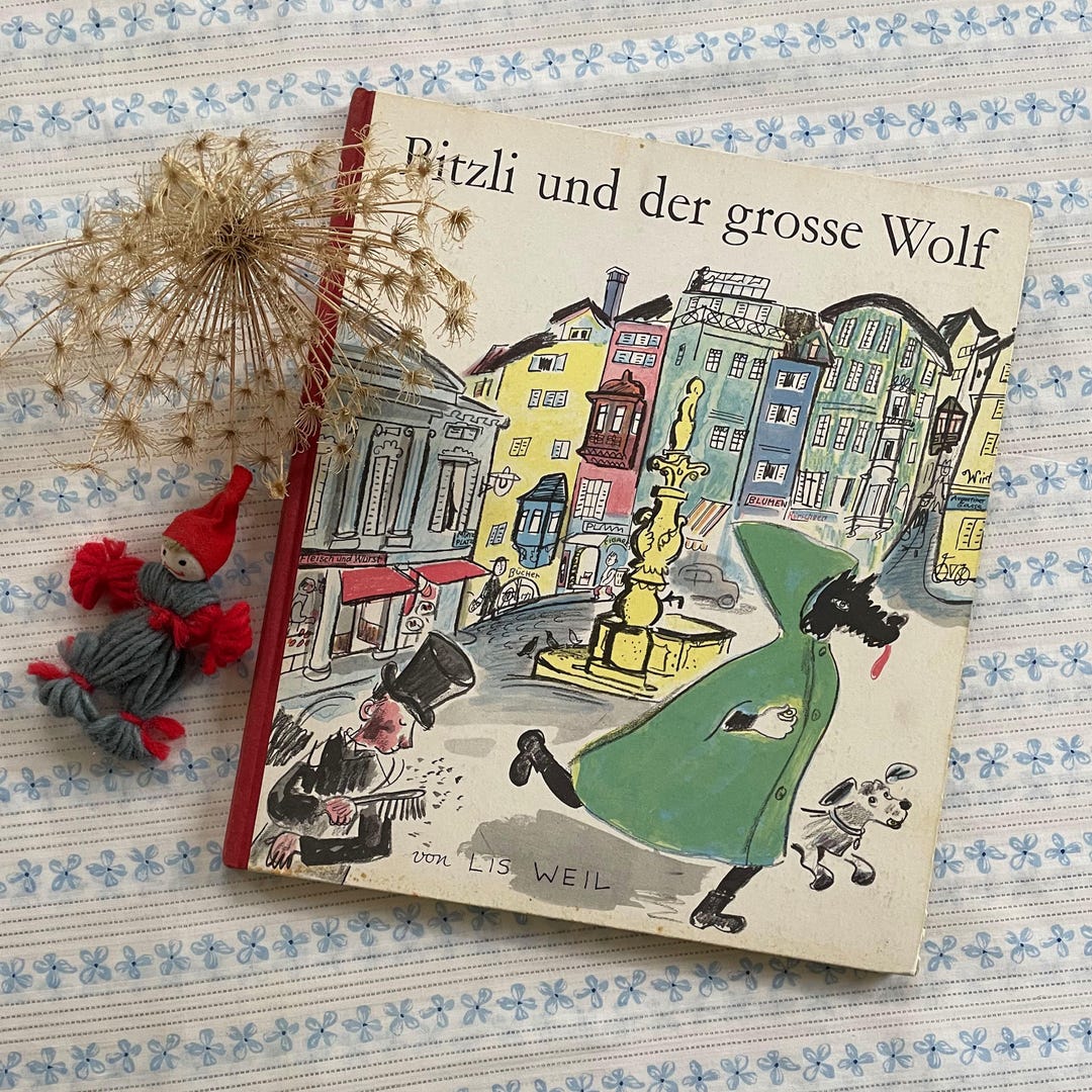 1960s Children’s Book Bitzli Und Der Grosse Wolf SPIEGEL Verlag ...