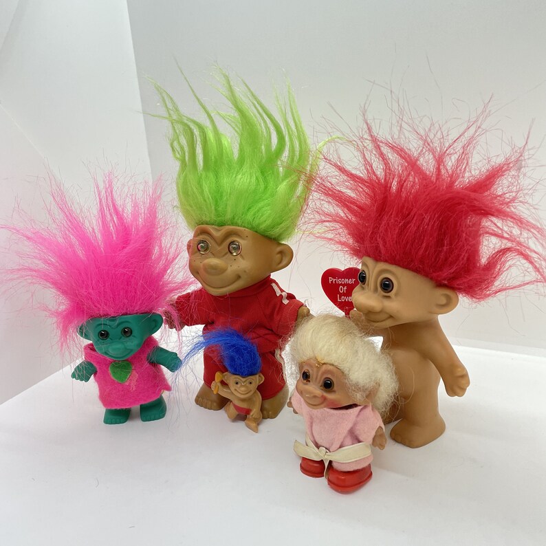 1970s Smiling Troll Grandma Oma Granny Grey Hair Red Cheeks - Etsy