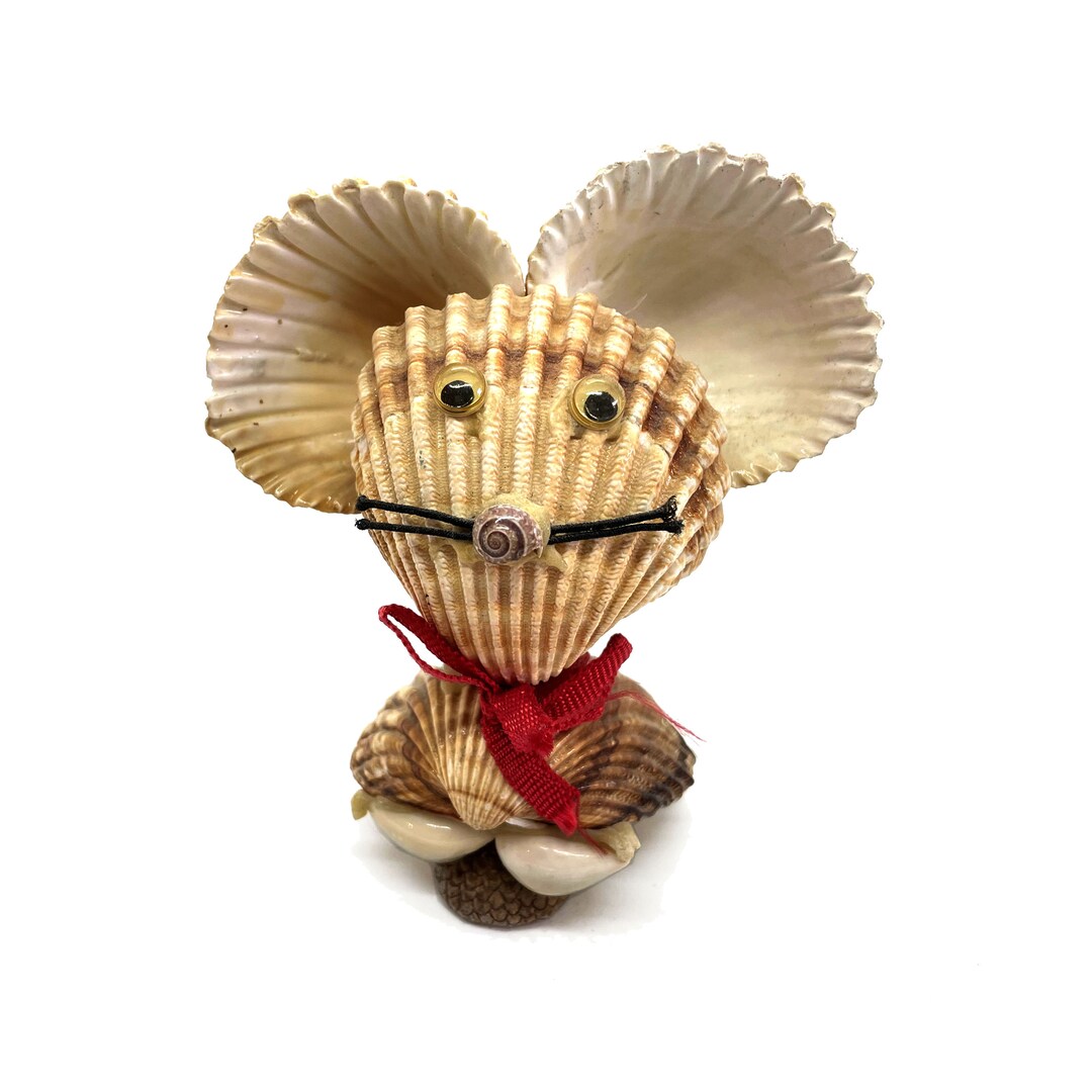 Little Seashell Mouse Hand Crafted Souvenir From Italy Circa 1950s - Etsy