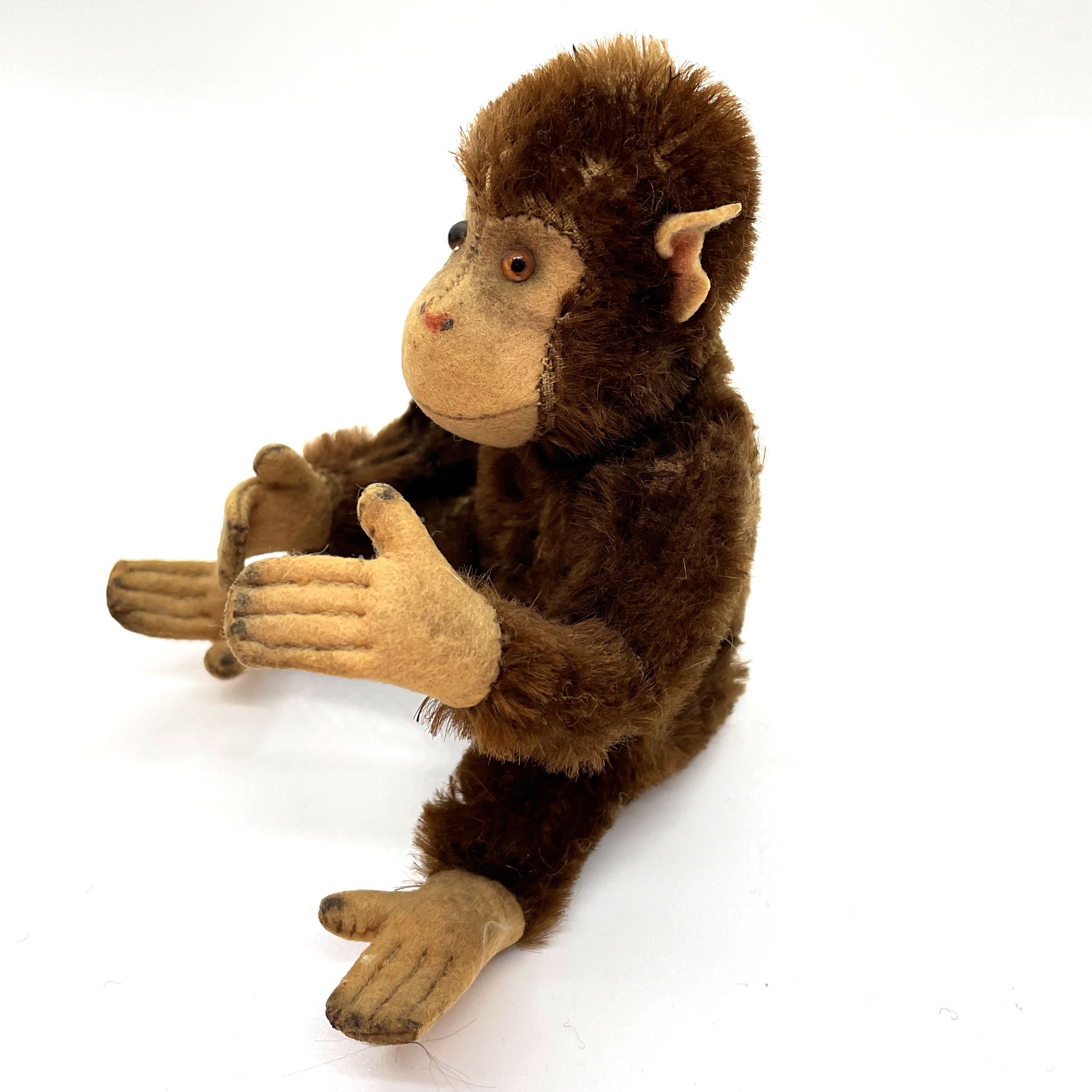 1950s Small Plush Monkey Chimpanzee Sitting Movable Arms and Legs - Etsy