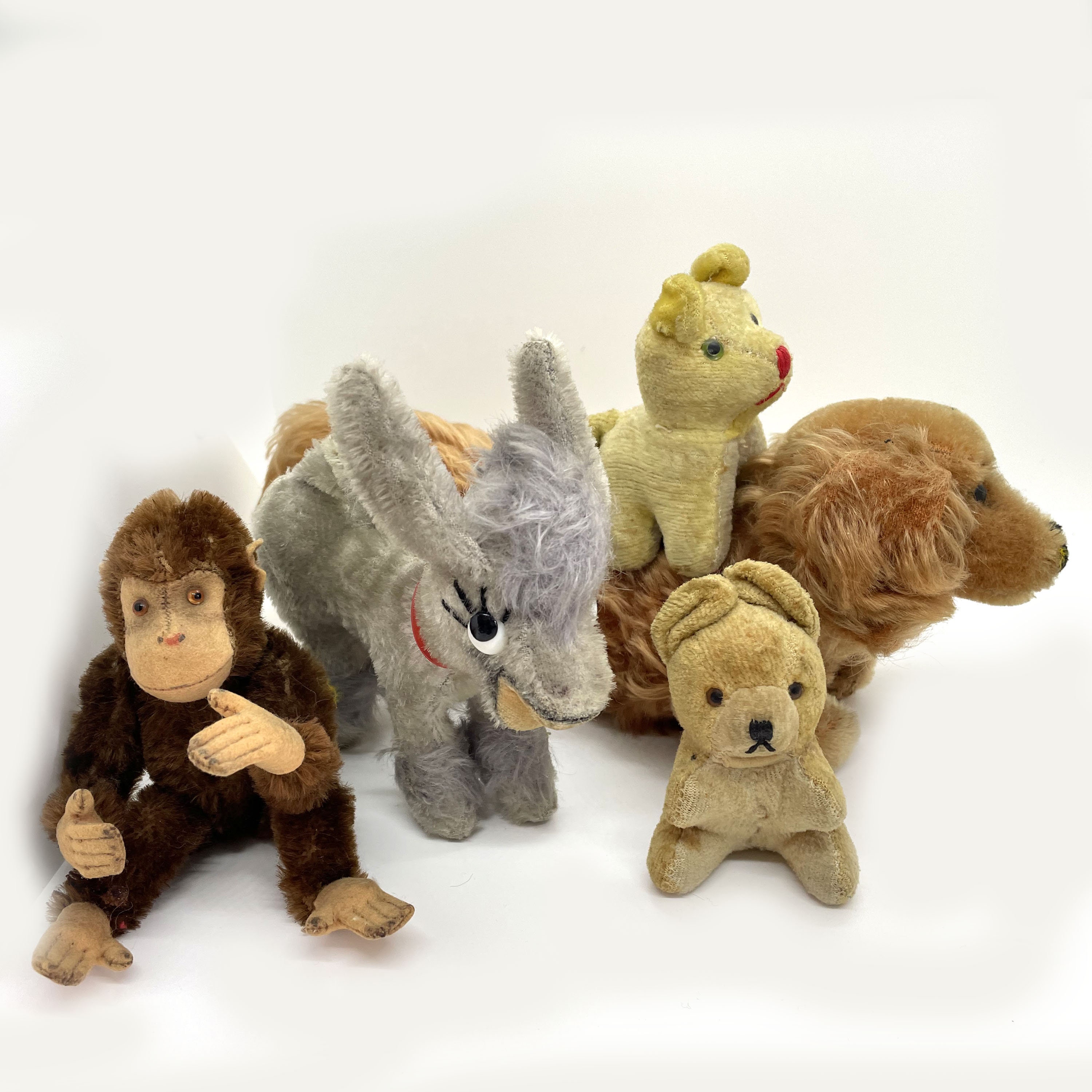 1950s Small Plush Monkey Chimpanzee Sitting Movable Arms and Legs - Etsy