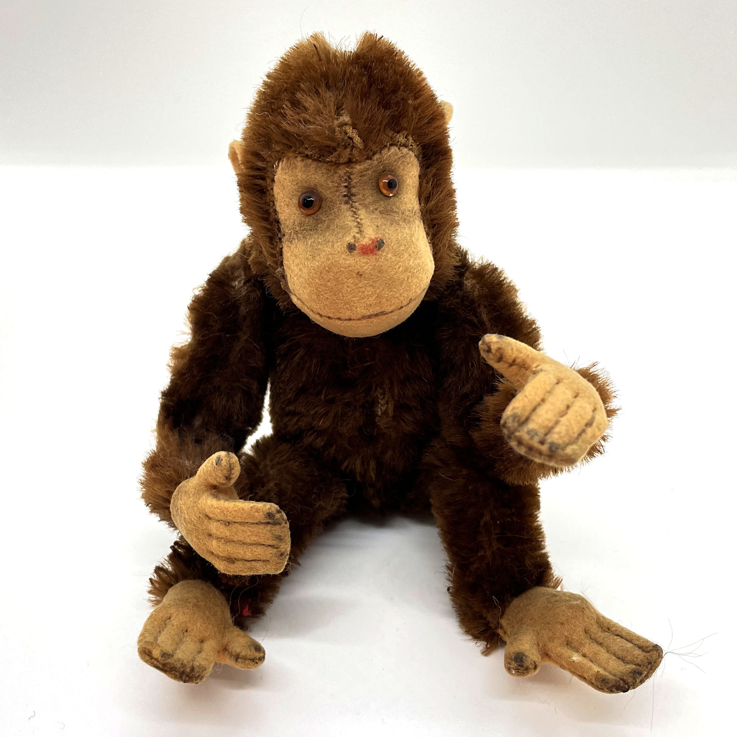 1950s Small Plush Monkey Chimpanzee Sitting Movable Arms and Legs - Etsy