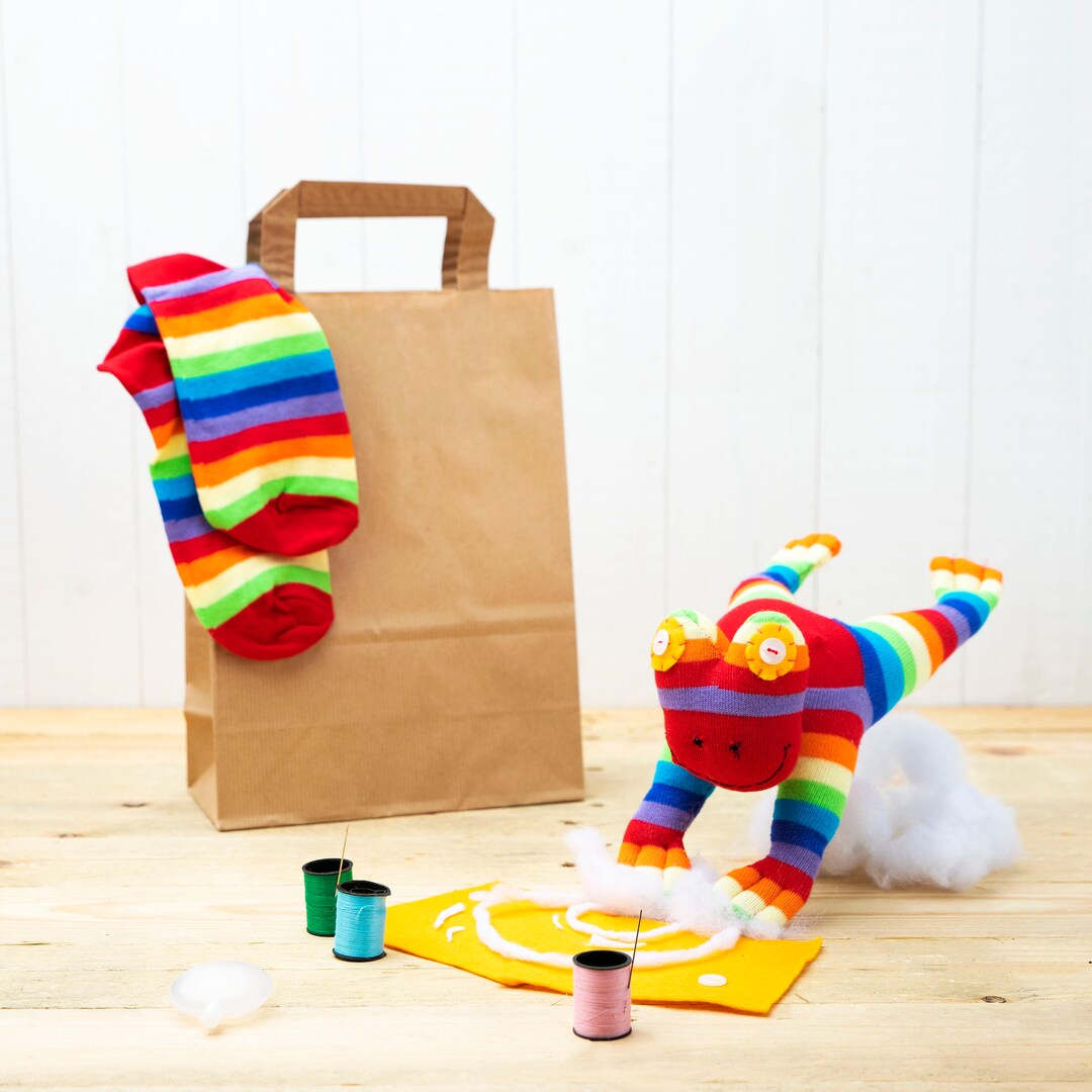 Sock Frog Craft Kit: Complete DIY Sewing Project - Etsy