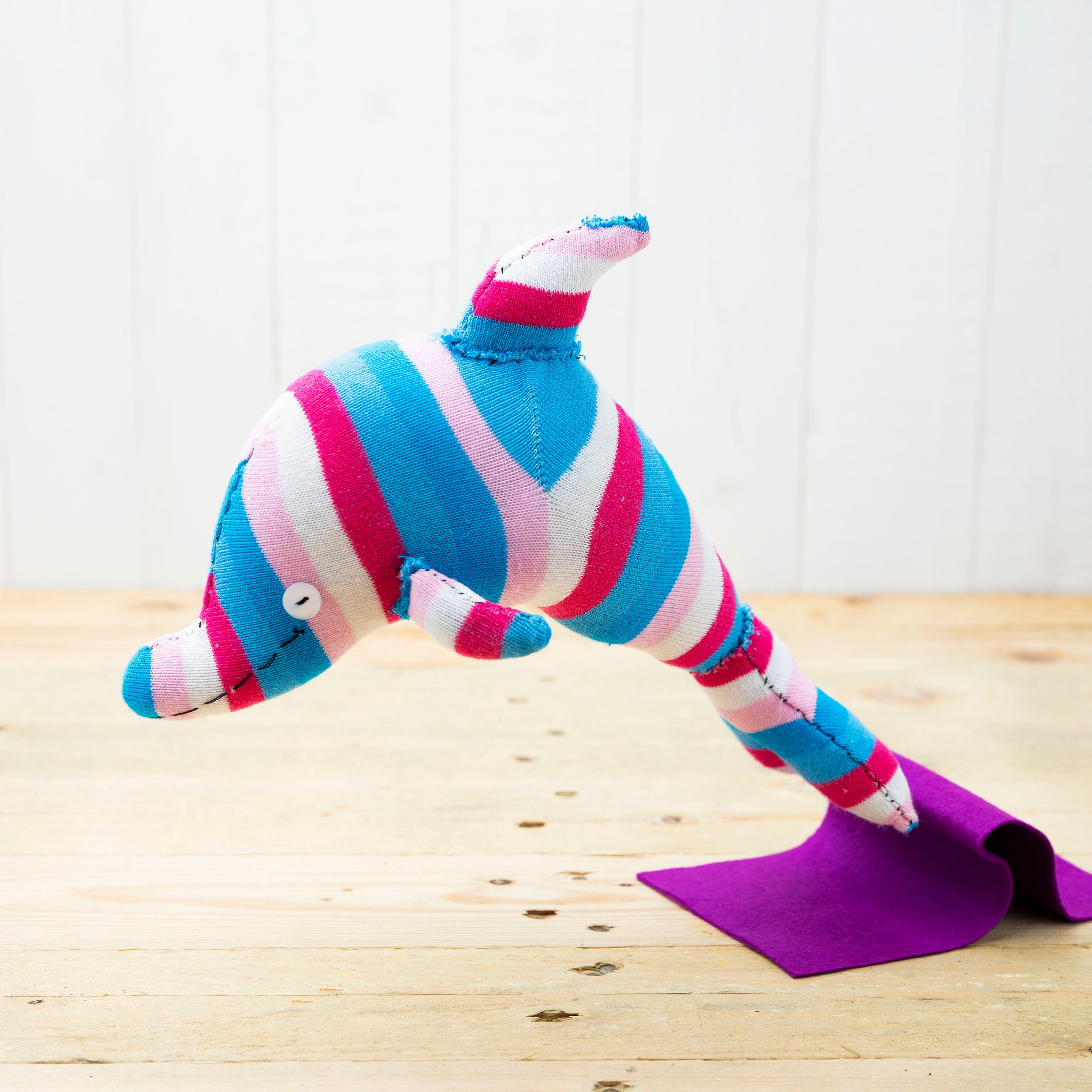 Sock Dolphin Craft Kit Sewing Kit Craft Kit for Kids - Etsy