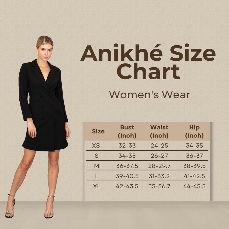 Coco Blazer Dress - Black - Etsy