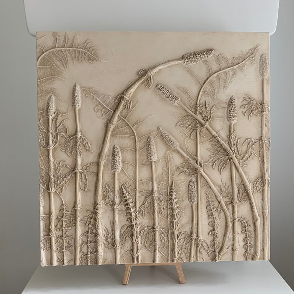 Botanical Bas Relief - Etsy