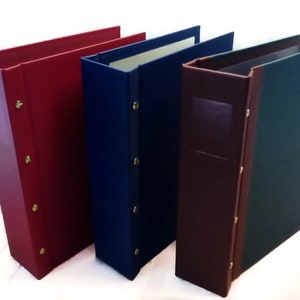 Large Handmade Buckram Scrap Book | Post Binding | Archival | Oversized ...