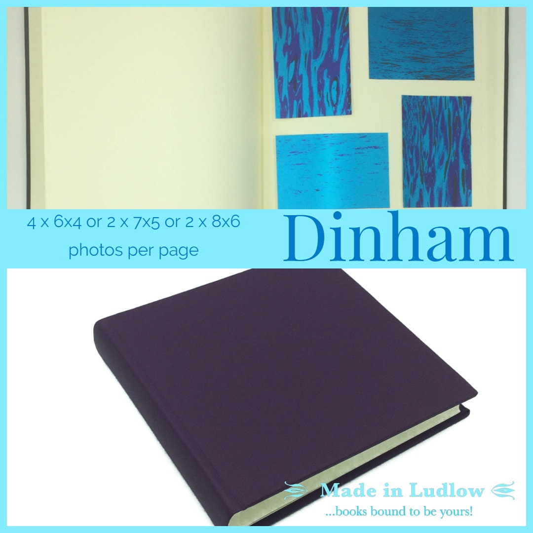 Traditional Personalised Leather Photo Album | 6 Sizes | 4 Colours ...