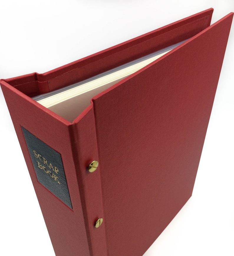 Large Handmade Buckram Scrap Book Post Binding Archival Oversized A4 - Etsy
