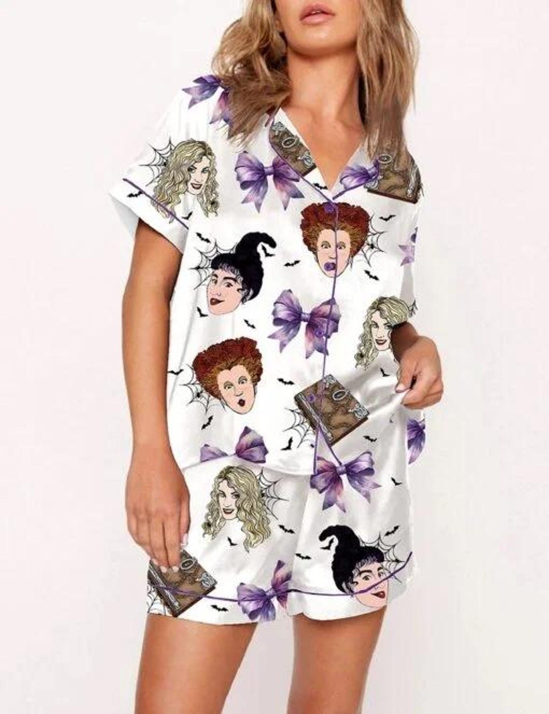 Hocus Pocus Halloween Satin Pajama Set - Etsy