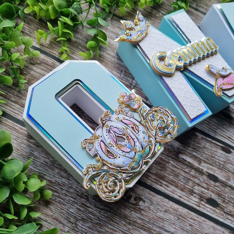 ONE 3D Letters3d Letters Princess Cinderella3d Letters - Etsy