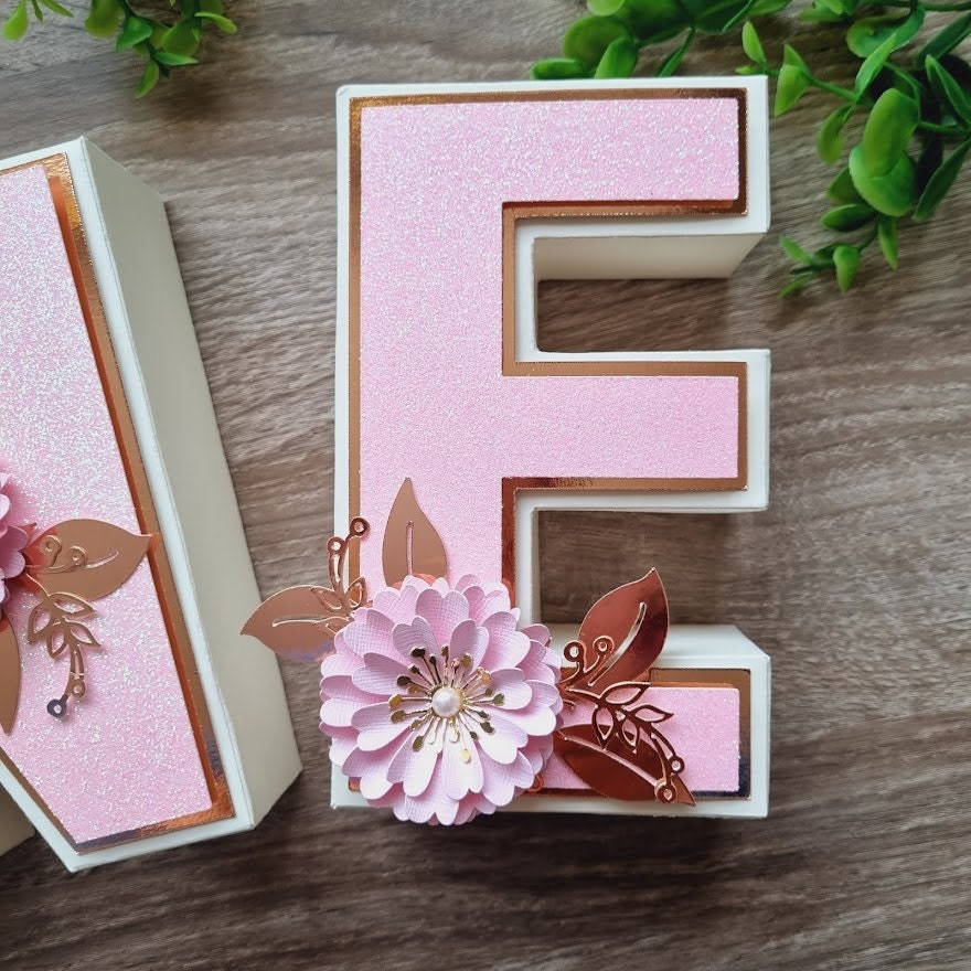 ONE 3D Letters Personalized 3D Letters Swan Birthday Cake | Etsy