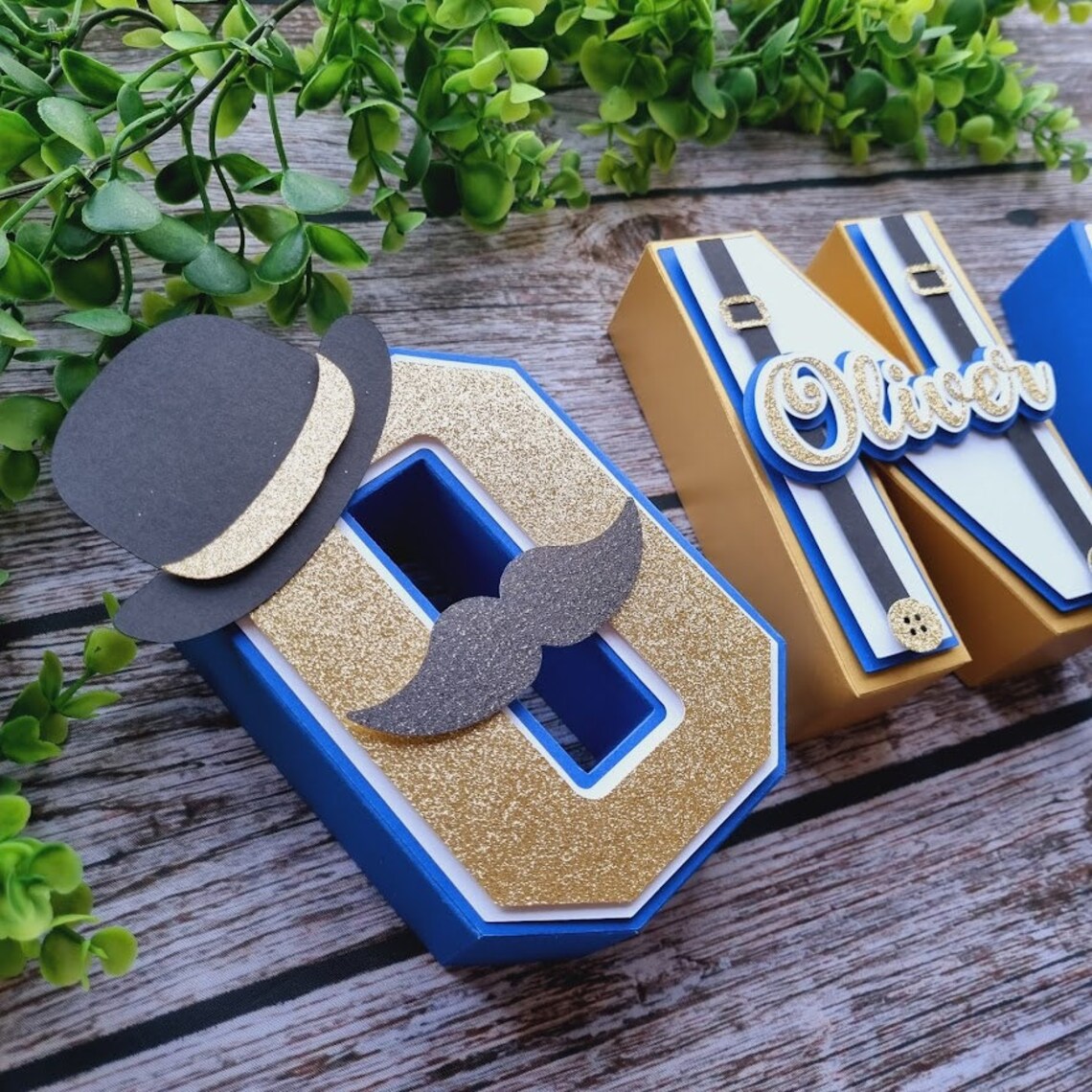 ONE 3D Letters Personalized 3D Lettersmr Onederful Birthday | Etsy