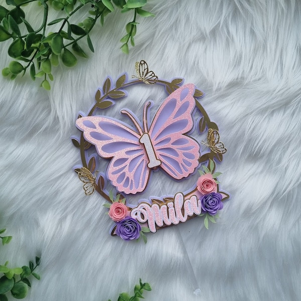 Butterfly Cake Topper - Etsy