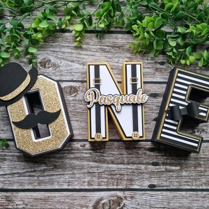 ONE 3D Letters, Personalized 3D Letters,mr Onederful Birthday Decor ...