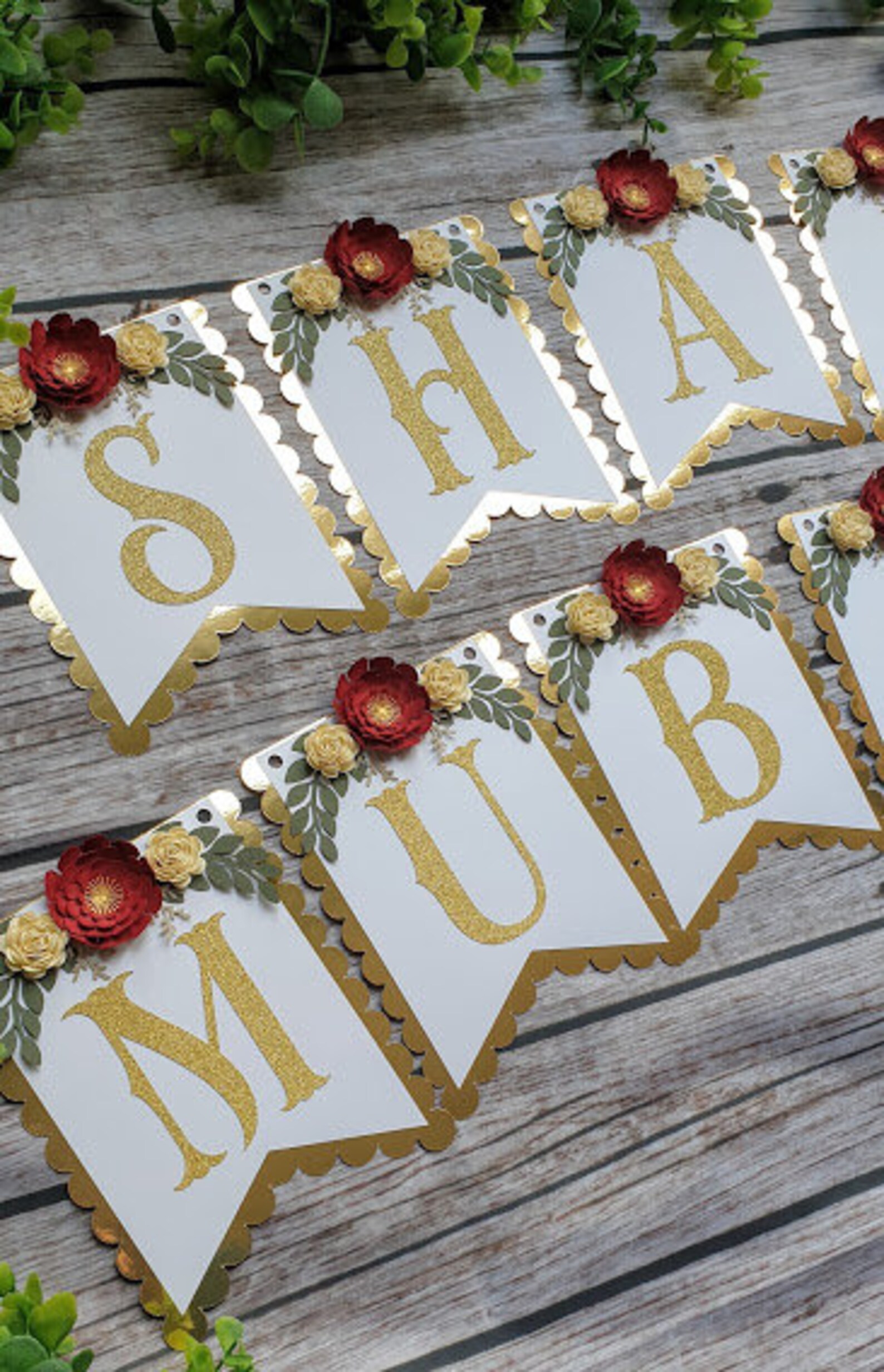 Nikkah Mubarak Banner Wedding Banner Shaadi Banner Wedding | Etsy UK