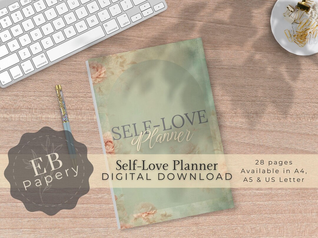 Self Love Planner, Mindfulness Journal, Self Care Gifts, Digital ...