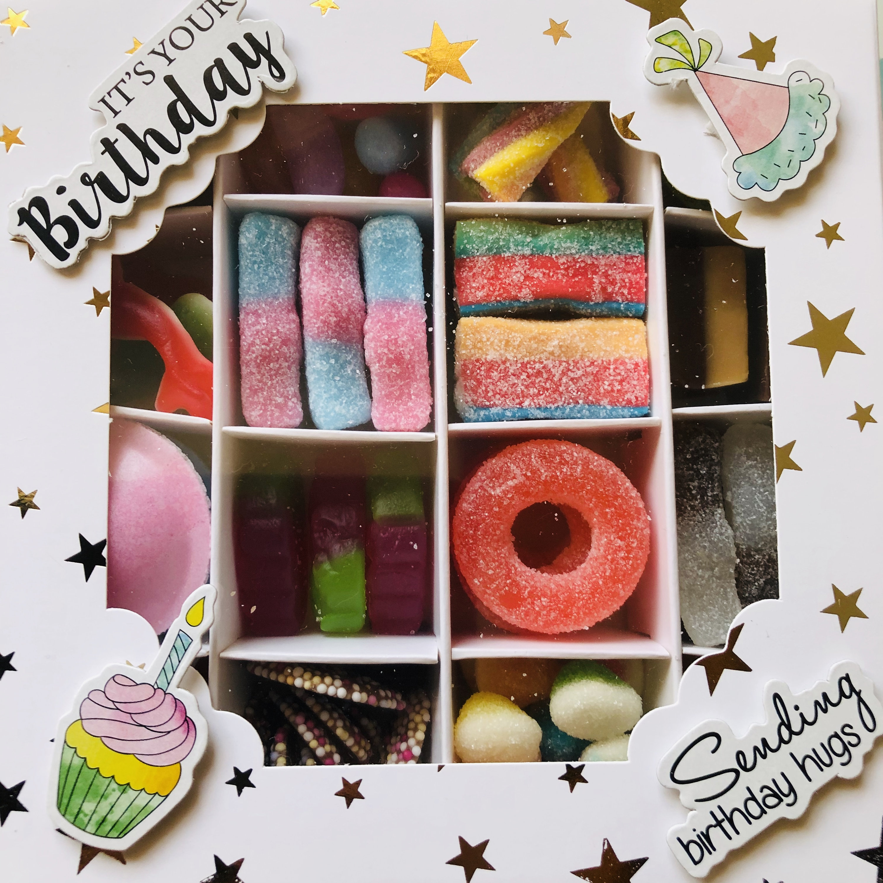 Happy Birthday Sweet Gift Box. Sweet Selection Box. Retro - Etsy