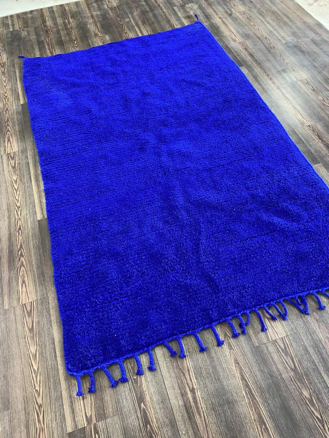 Amazing Blue Rug Moroccan Carpet Beni Ourain Handamde Hallway - Etsy