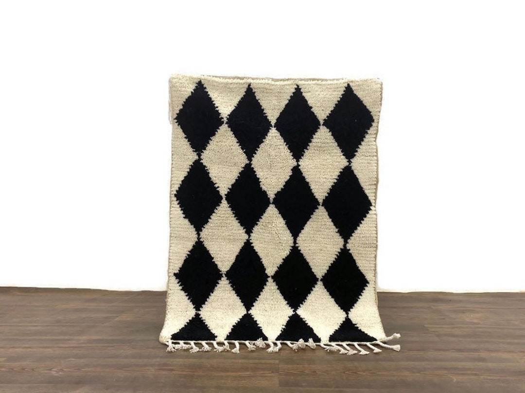 Stunning Rug Teppiche Carpet Diamond Pattern Handmade Rug Moroccan ...
