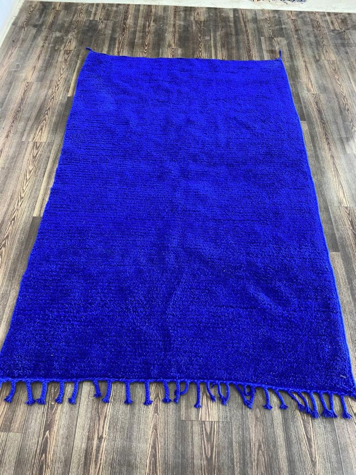 Amazing Blue Rug Moroccan Carpet Beni Ourain Handamde Hallway - Etsy