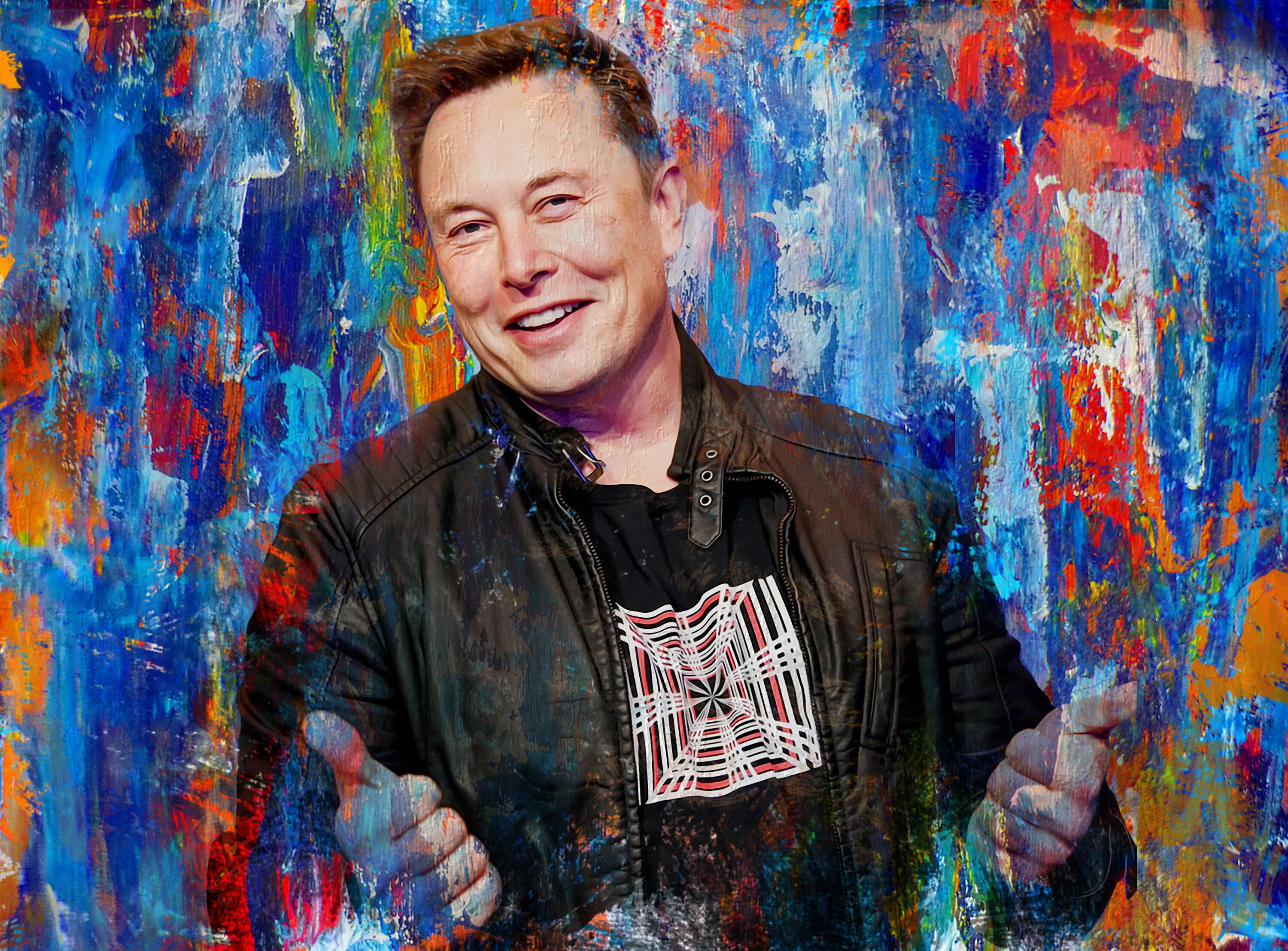 Elon Musk Large Multi Panel Canvas Print Canvas Elon Musk | Etsy