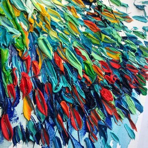 Colorful Ballerina Dance Art - Vibrant Expressionist Canvas Painting ...