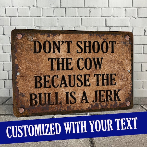 Corrugated Metal Sign - Etsy